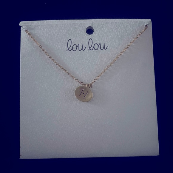 Lou Lou & Company | Jewelry | Lou Lou 4 Inch Gold Plated Initial H ...